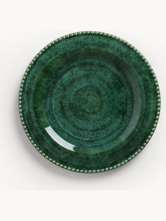 Servizio piatti fondi e piani in ceramica e porcellana colorati - Coin